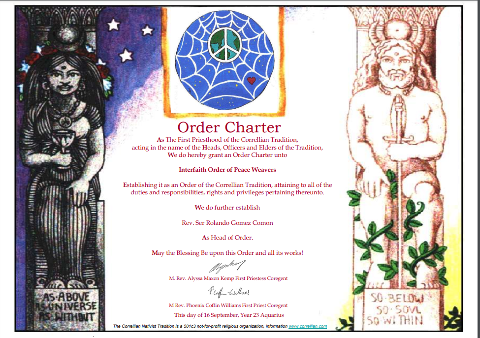 The Order of Peace Weavers | Dambana ng Luntiang Aghama