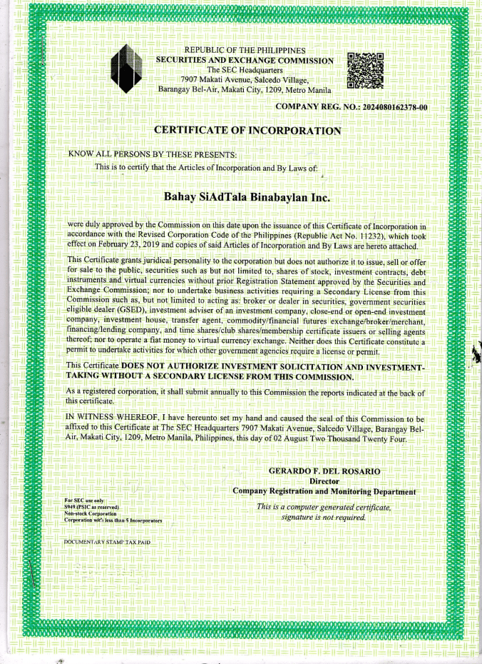 Shrine’s 2024 Accomplishment Report | Dambana ng Luntiang Aghama